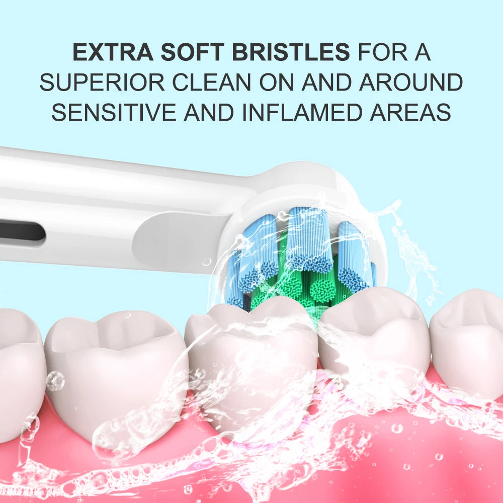 Replacement Toothbrush Heads For Oral B Braun Toothbrush Gum Care Adva ...