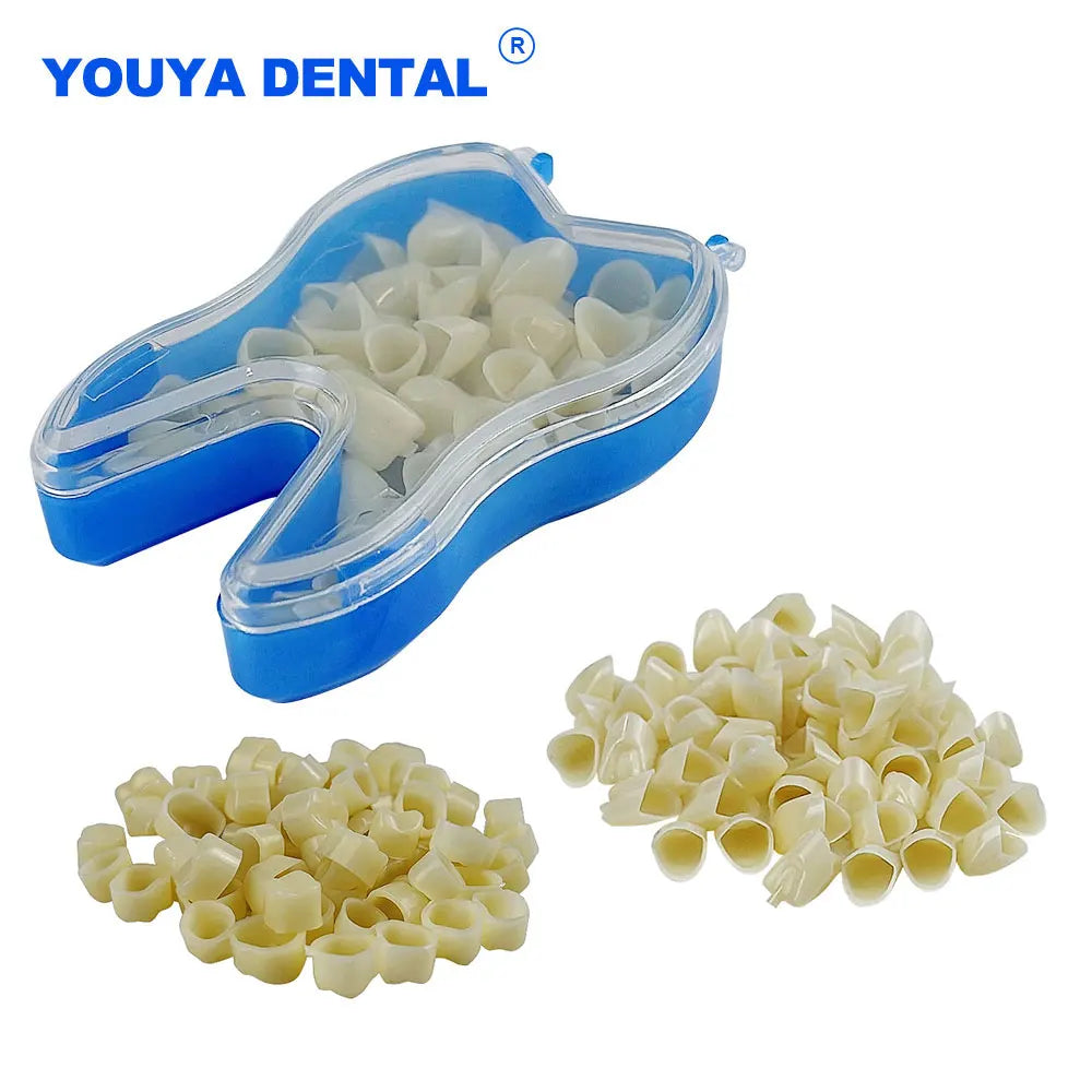 50 PCS Dental Temporary Crowns | Anterior & Molar Teeth Veneers for ...