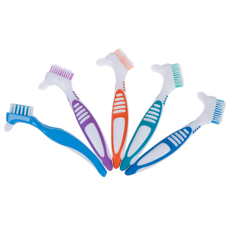 Dedicated Denture Cleaning Brush – False Teeth Oral Care Toothbrush ...