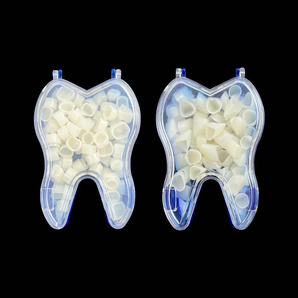 50 PCS Dental Temporary Crowns | Anterior & Molar Teeth Veneers for ...