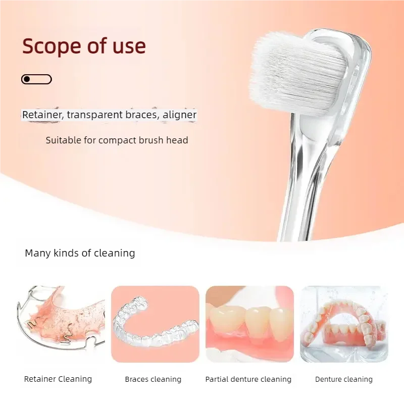 Y-Kelin Retainer Cleaning Brush – Denture & Braces Cleaner for Oral ...