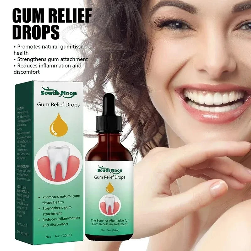Gum Repair Drops | Relieve Receding Gums & Remove Tartar for Healthier ...