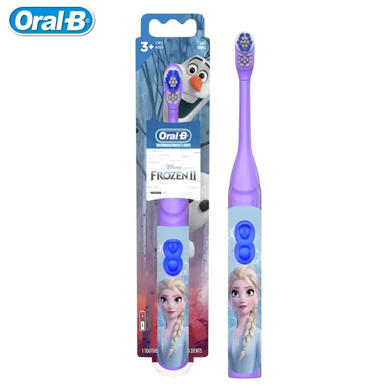 Oral-B Kids Electric Toothbrush with Disney Frozen Design, Soft ...