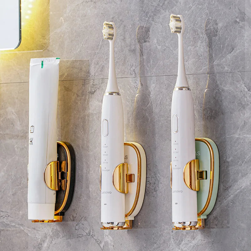 Traceless Toothbrush Holder – Wall-Mounted Electric Toothbrush Stand ...