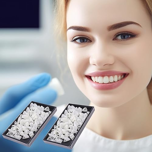 120 Pieces Dental Tooth Cap Crown Veneers Front Back Anterior and Mola ...