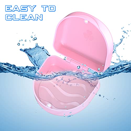Orthodontic Mouthguard Case Dental Retainer Case-Pink – Brushzie