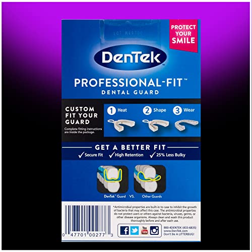 DenTek Mouth Guard for Nighttime Teeth Grinding, Professional-Fit Dent ...